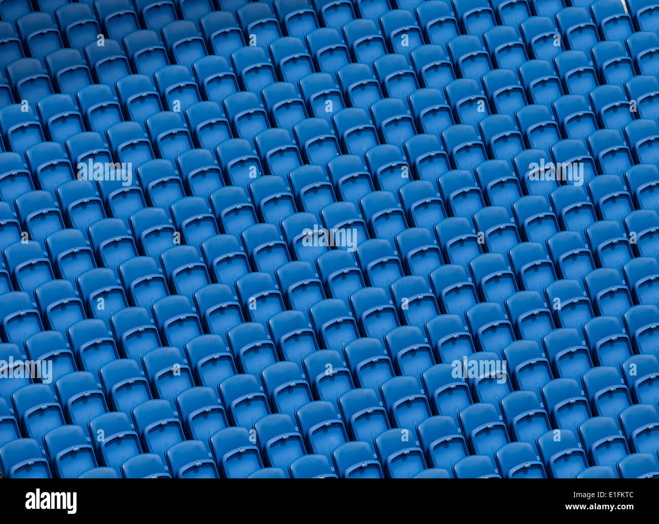 Football Stadium seating blue Stock Photo - Alamy