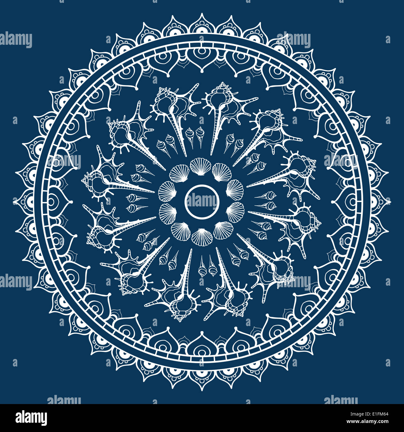 Sea Shell Mandala High Resolution Stock Photography and Images - Alamy
