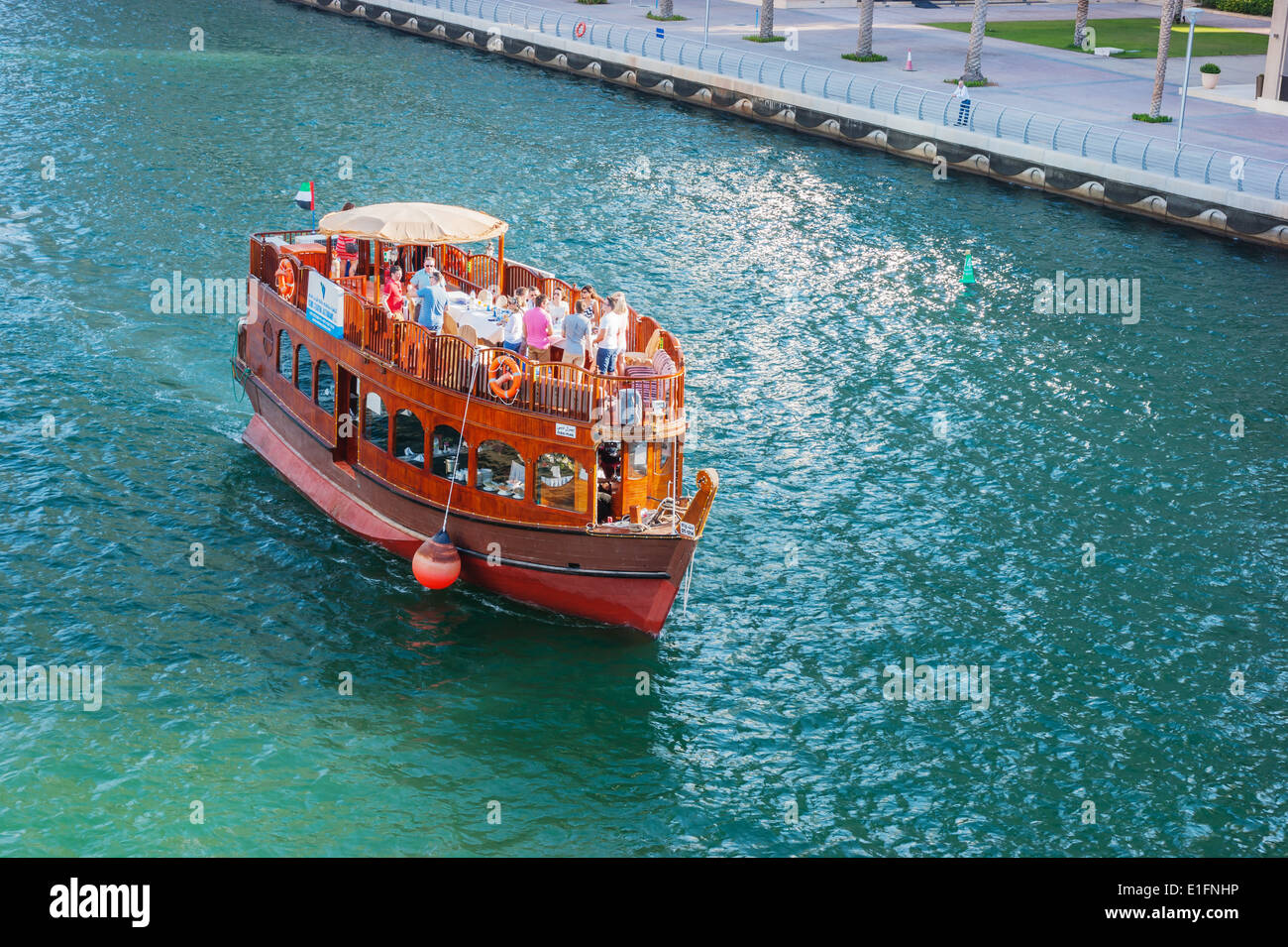 Boat with tourists Stock Photo - Alamy