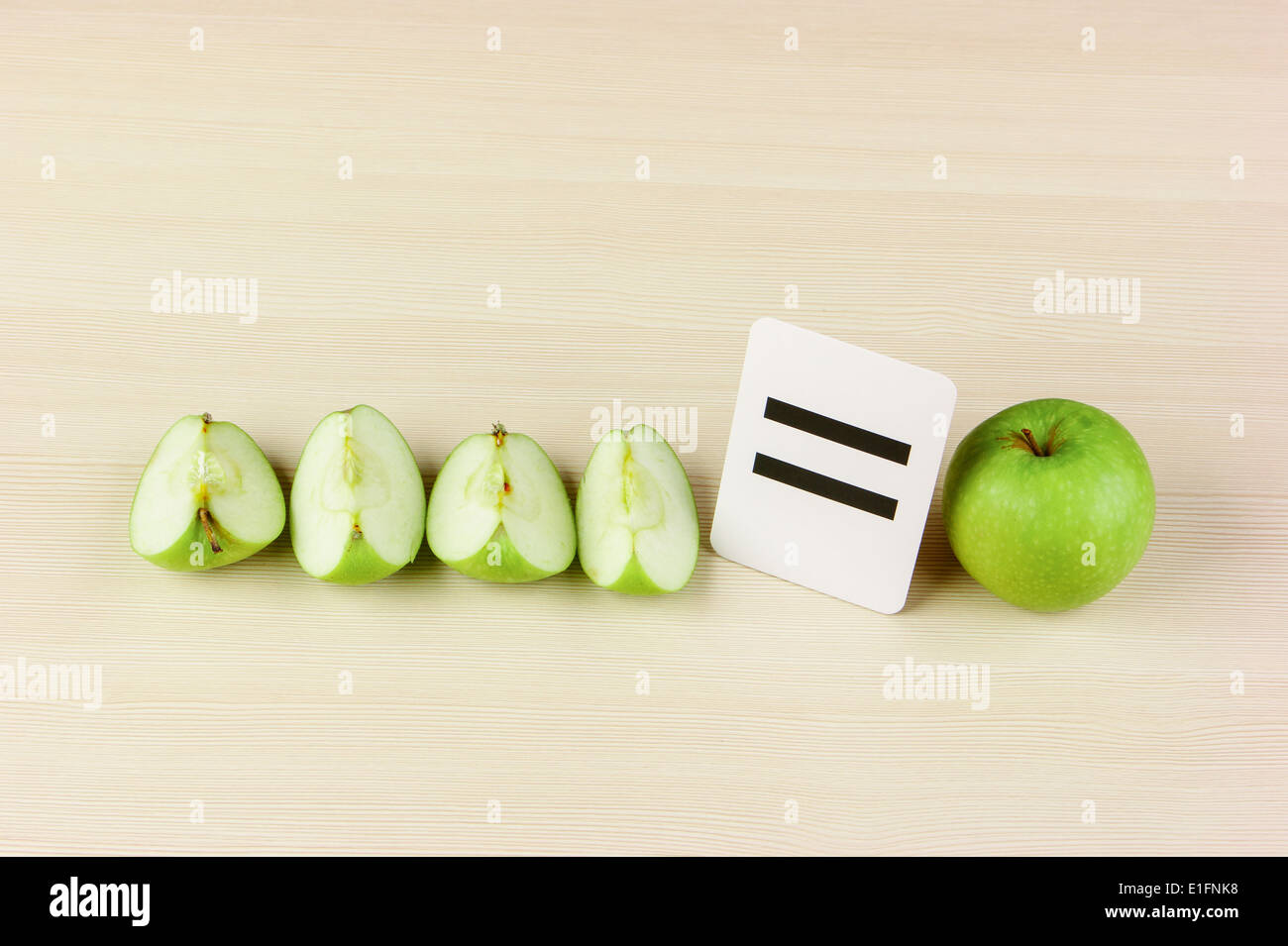 School card and apple with math problems Stock Photo - Alamy