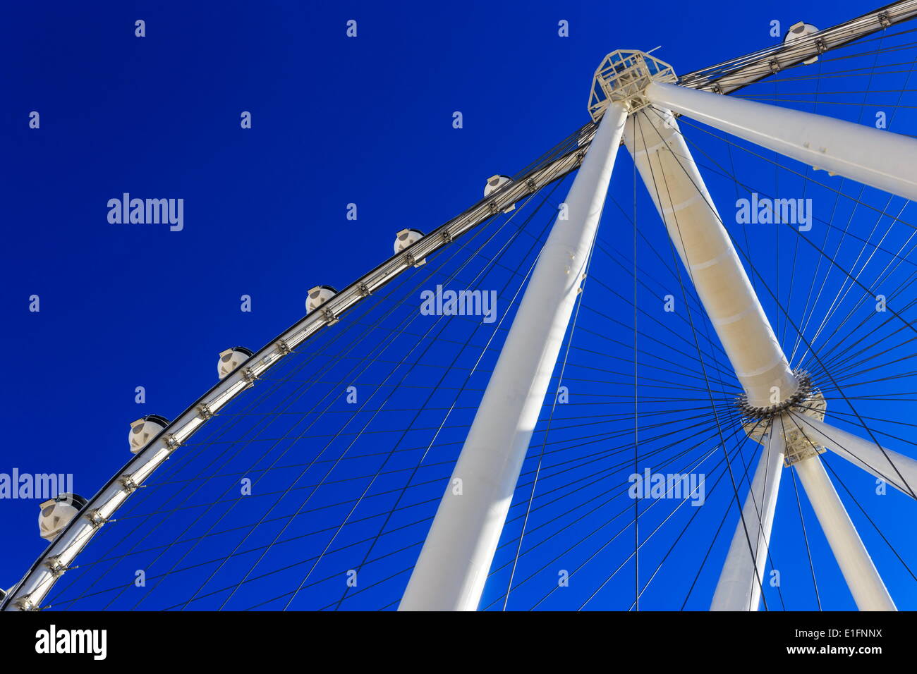 High Roller Observation Wheel section, LINQ Development, Las Vegas ...