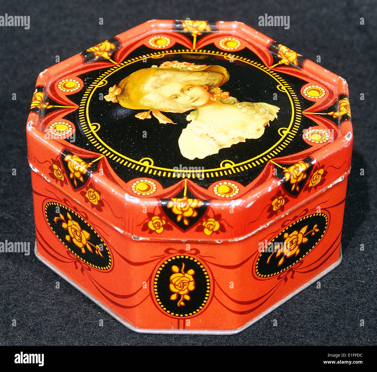 The Korffs chocolade octagonal tin is a collectible chocolate tin ...