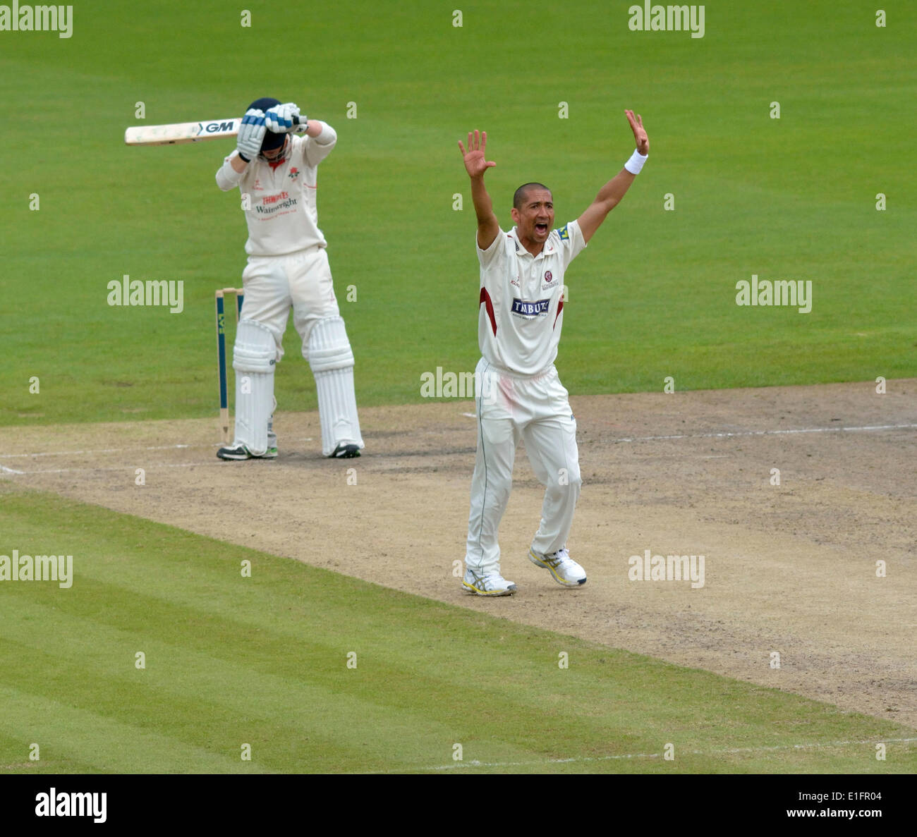Emirates Old Trafford, Manchester, UK 3rd June 2014 Alfonso Thomas ...