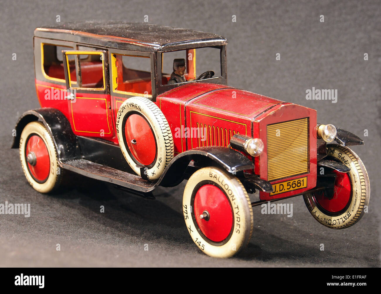 Photo of a jdn tin car 5681 made in germany hi-res stock photography ...