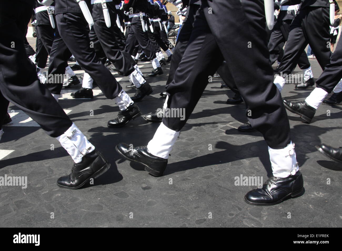 Rome, Italy 2nd June 2014 Military personnel marching at the 2nd June ...