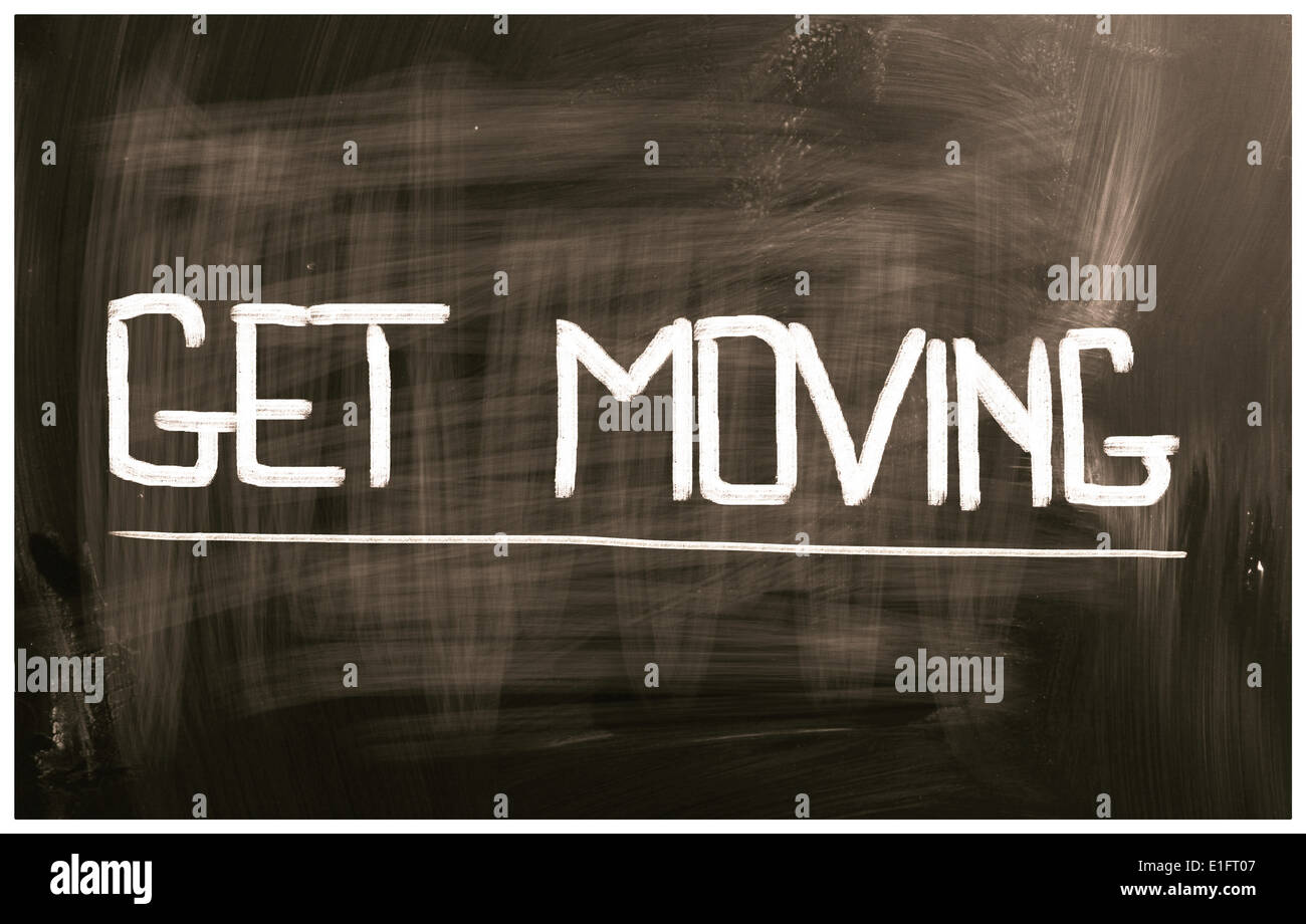 Get Moving Concept Stock Photo - Alamy
