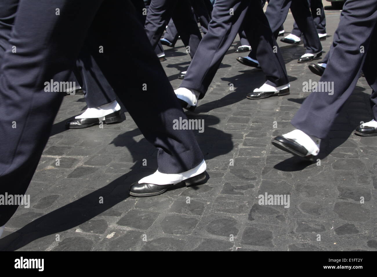 Rome, Italy 2nd June 2014 Military personnel marching at the 2nd June ...