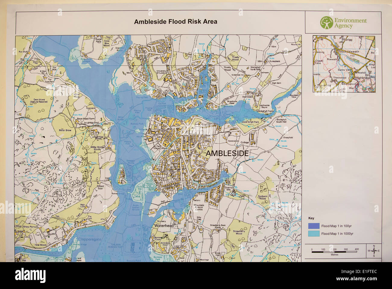 Uk flooding map hi-res stock photography and images - Alamy