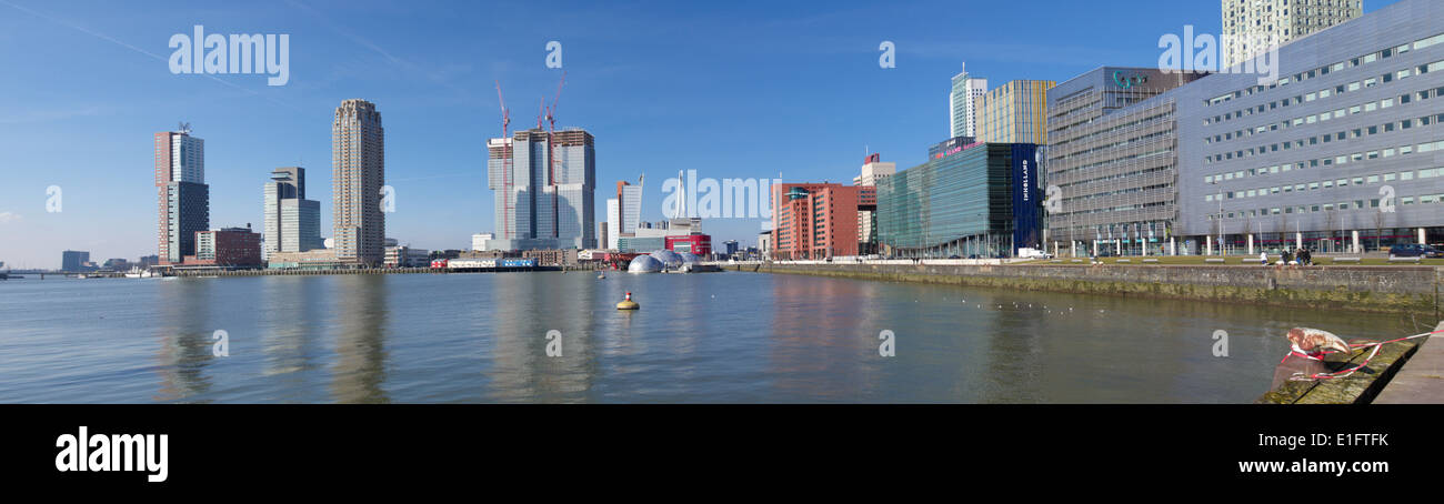 panoramic view of the Rotterdam skyline Stock Photo - Alamy
