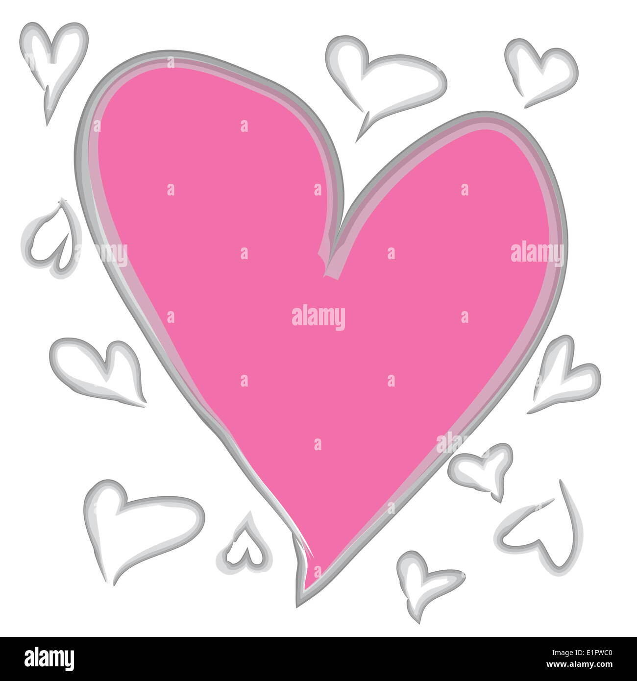 magic pink color heart abstract background Stock Photo - Alamy
