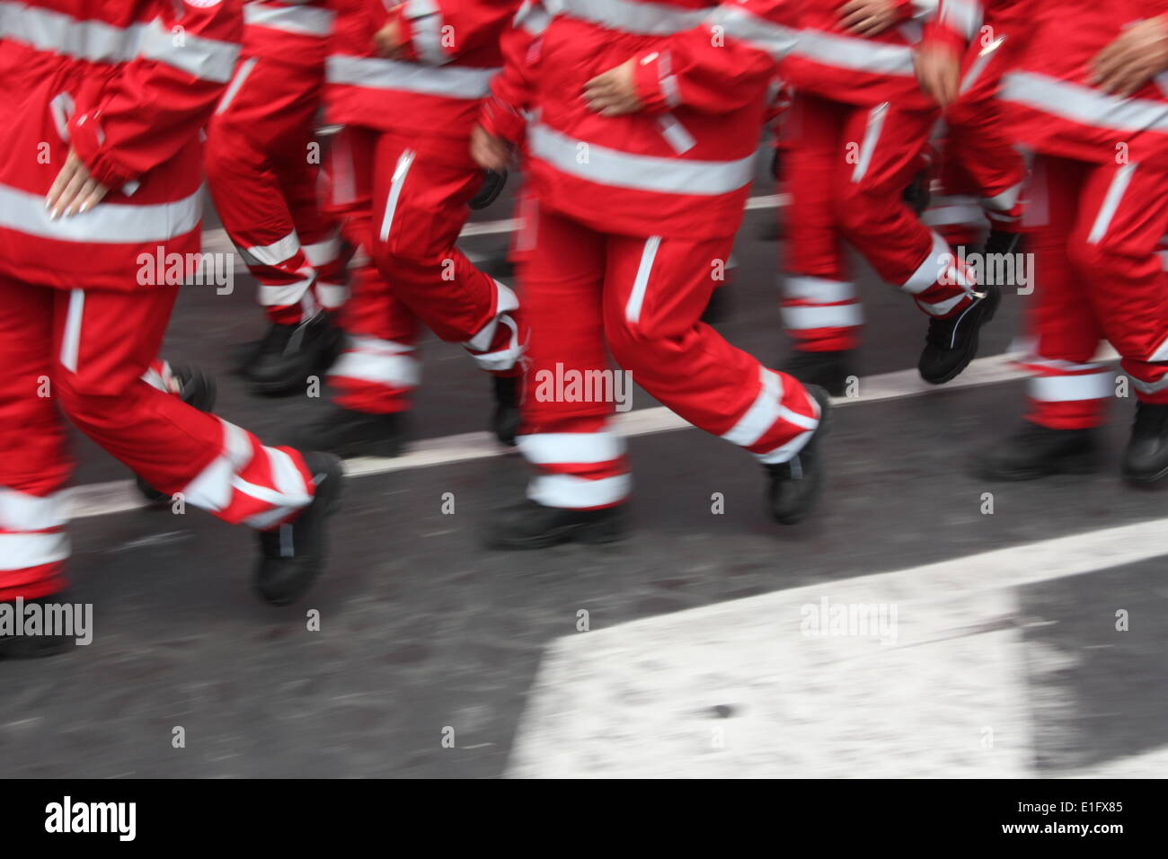 Rome, Italy 2nd June 2014 Military personnel marching at the 2nd June ...