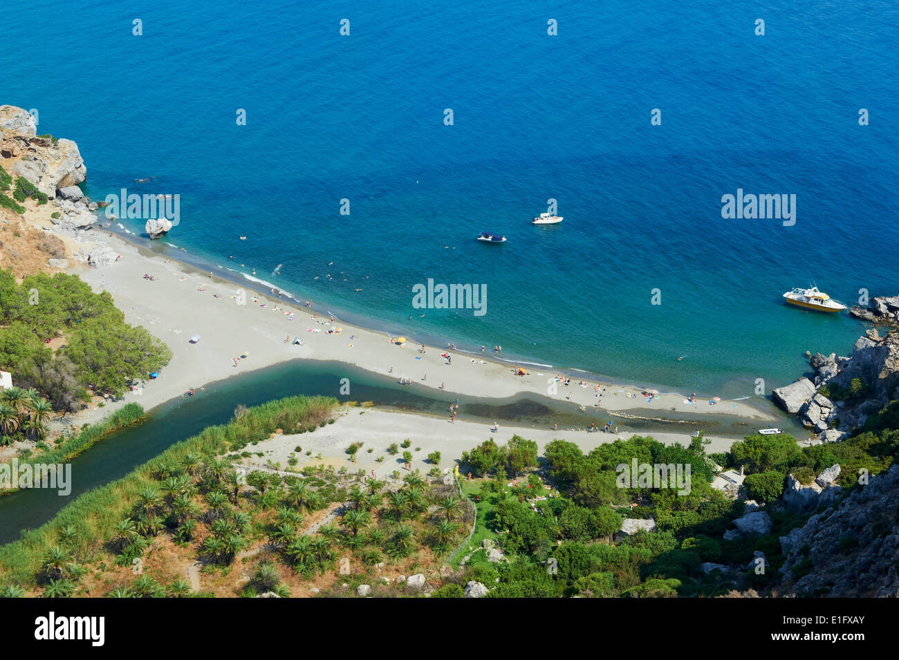 Greece, Crete island, rethymnon Preveli beach Stock Photo - Alamy