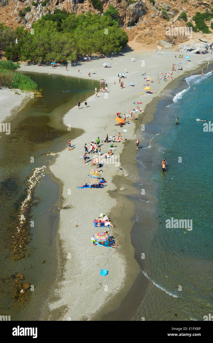Rethymnon crete beach hi-res stock photography and images - Alamy