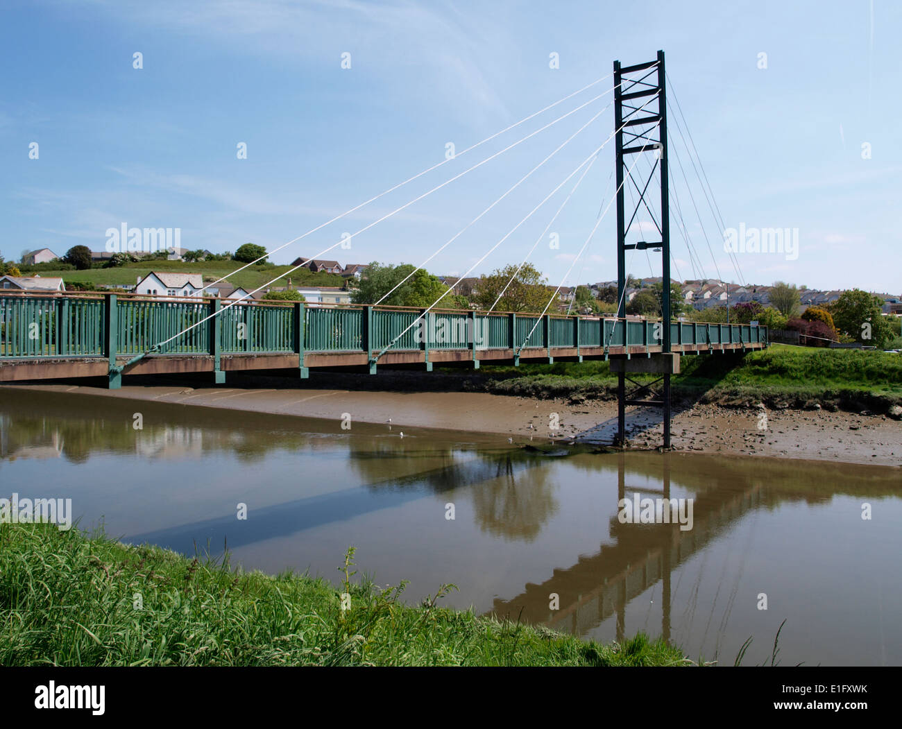 Bridge across the River Camel at Wadebridge,The bridge is known as ...