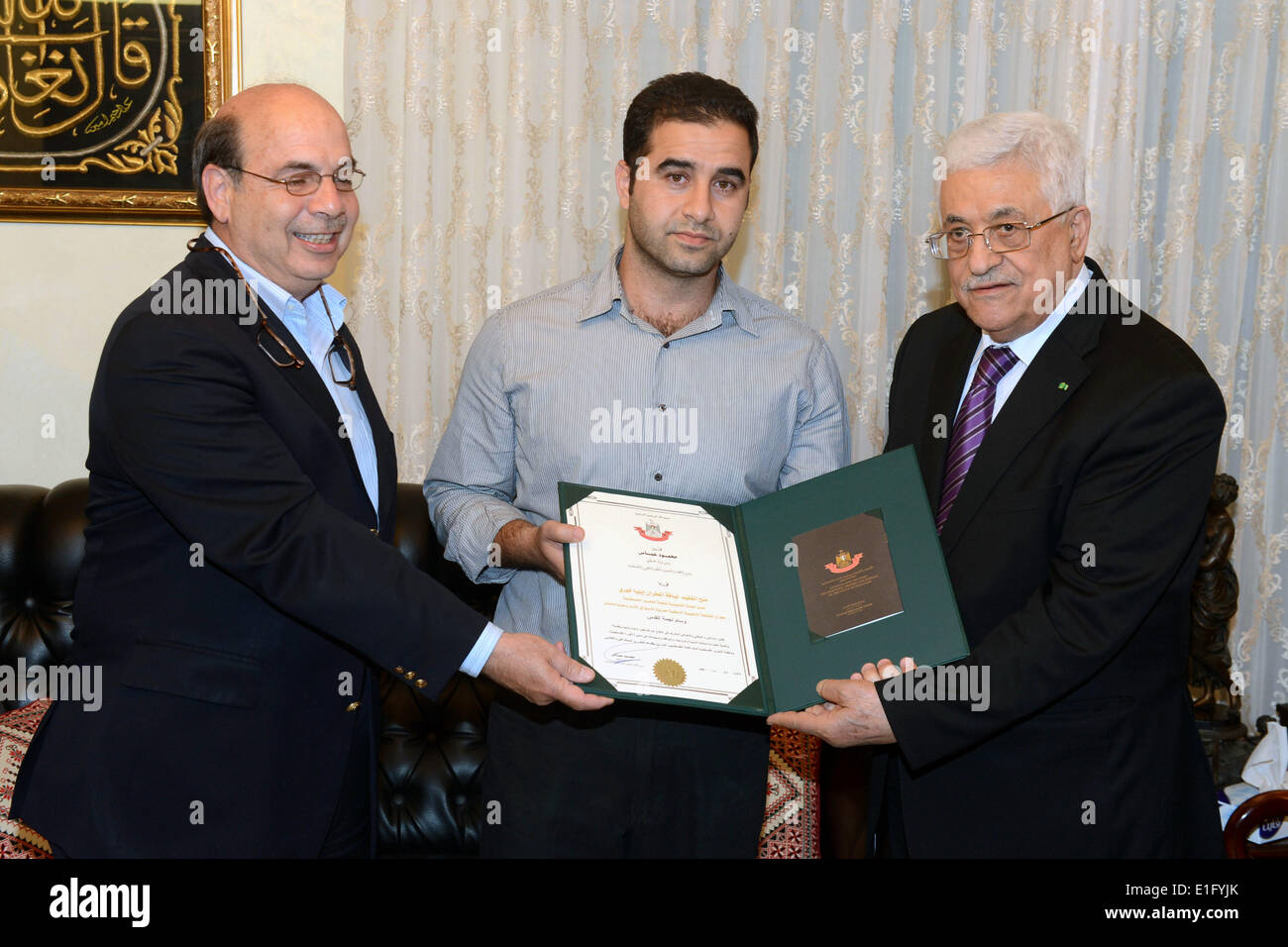Amman, Amman, Jordan. 3rd June, 2014. Palestinian President Mahmoud ...