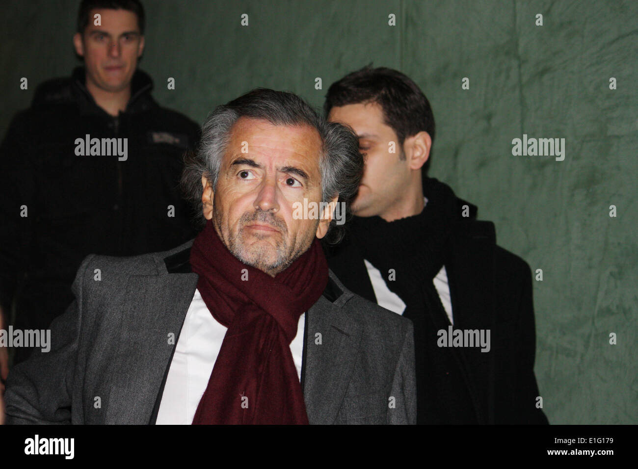 Bernard Henri Levy, french philosopher and writer,during the trial of ...