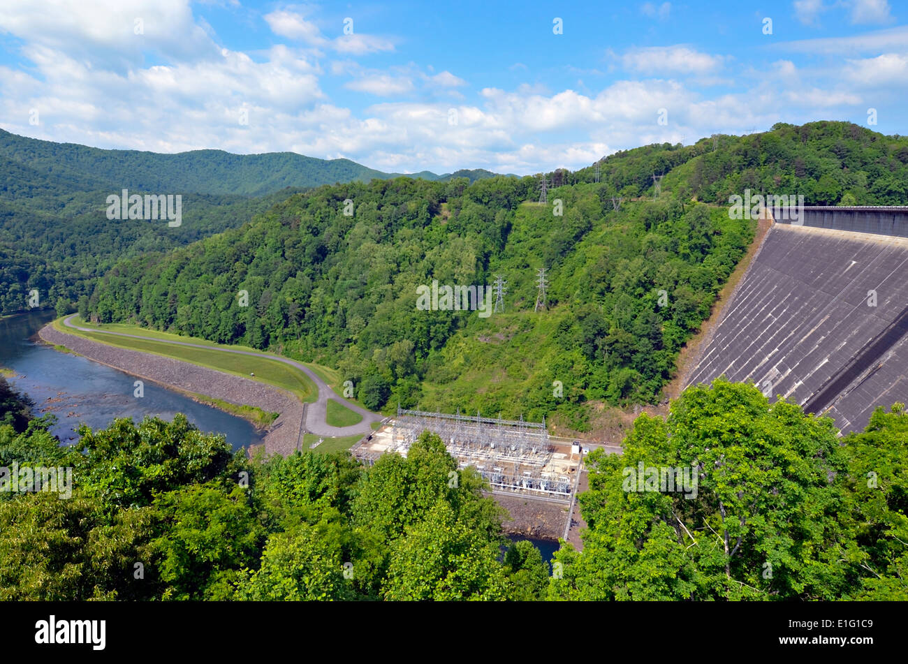 Scenic view river dam metal hi-res stock photography and images - Alamy