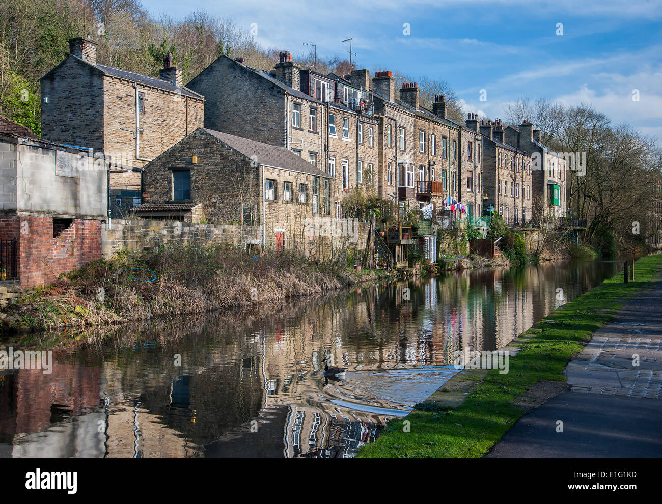 Tall back back terraced houses hi-res stock photography and images - Alamy