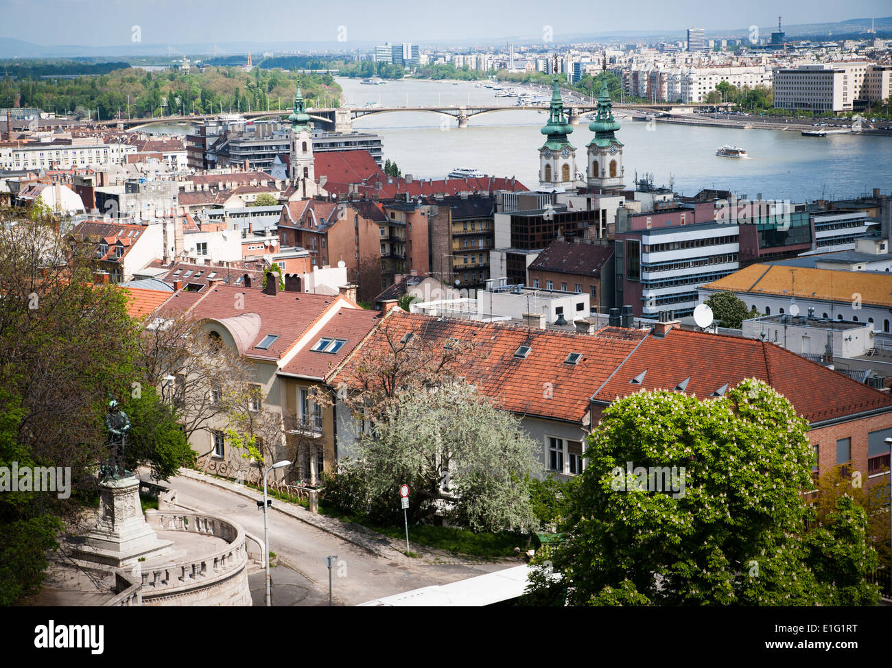 Aerial view of danube hi-res stock photography and images - Alamy