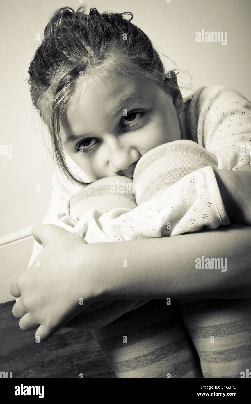 Victim abuse sad depressed afraid hi-res stock photography and images ...