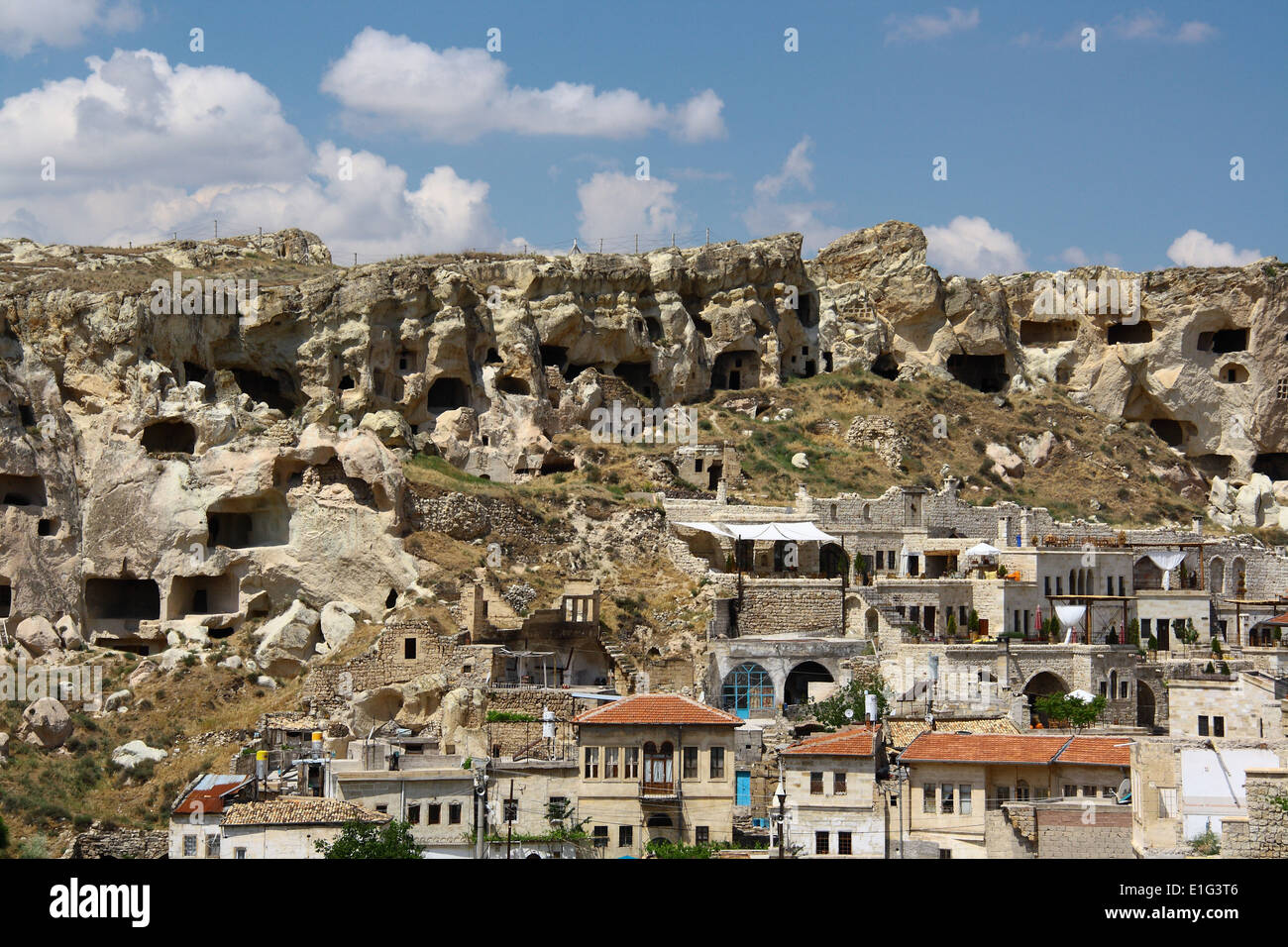 view of Urgup and Goreme in Turkey Stock Photo - Alamy