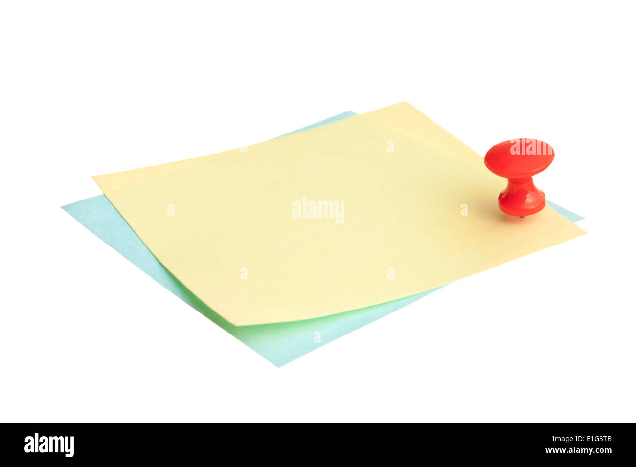 Many reminder notes isolated on a white background Stock Photo - Alamy