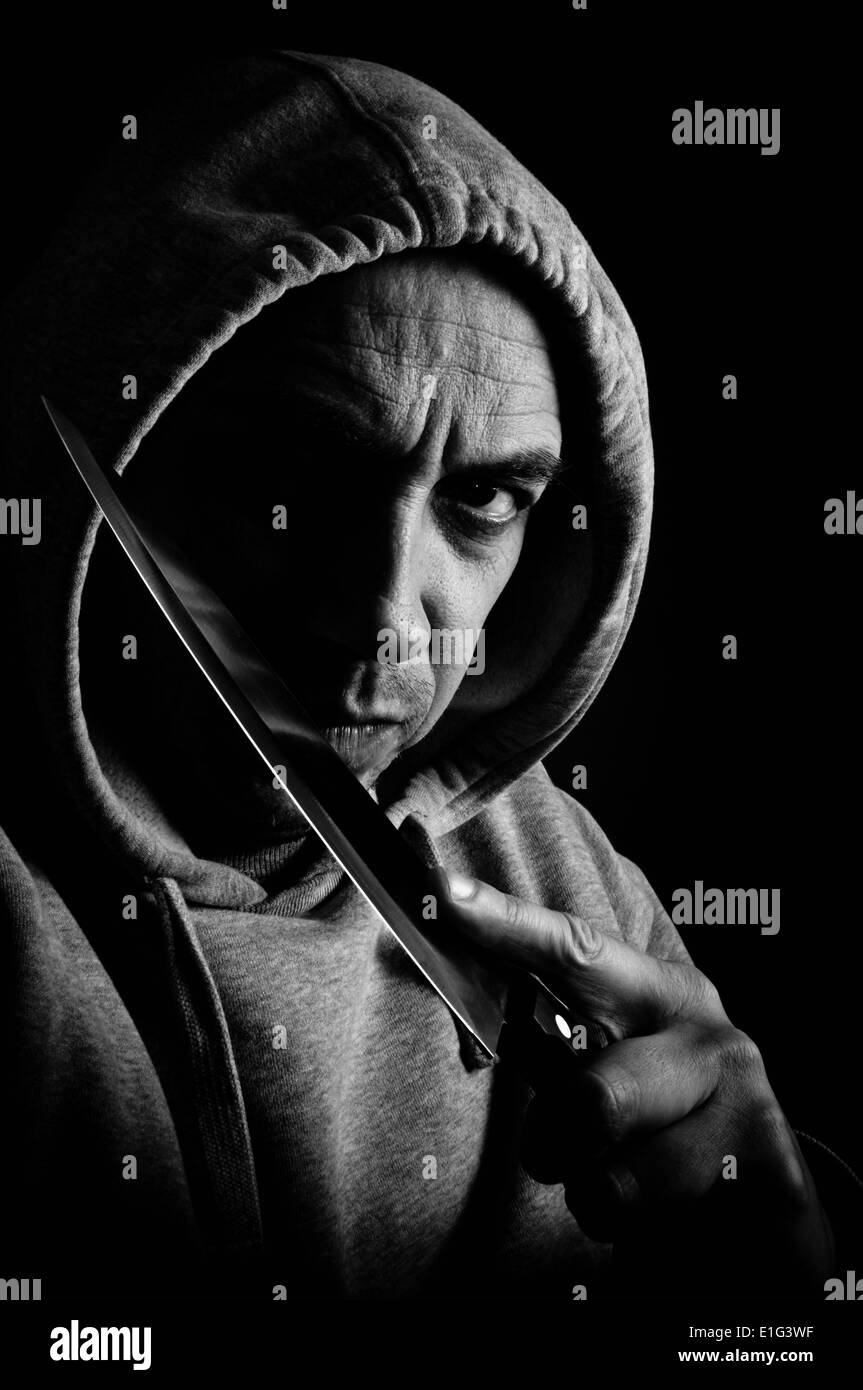 Street violence gang Black and White Stock Photos & Images - Alamy