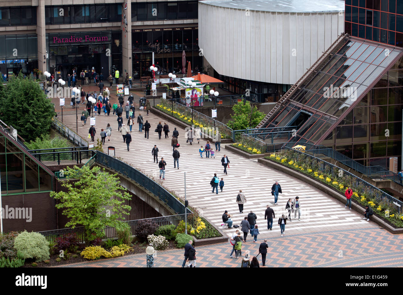Centenary Way, Birmingham city centre, UK Stock Photo - Alamy