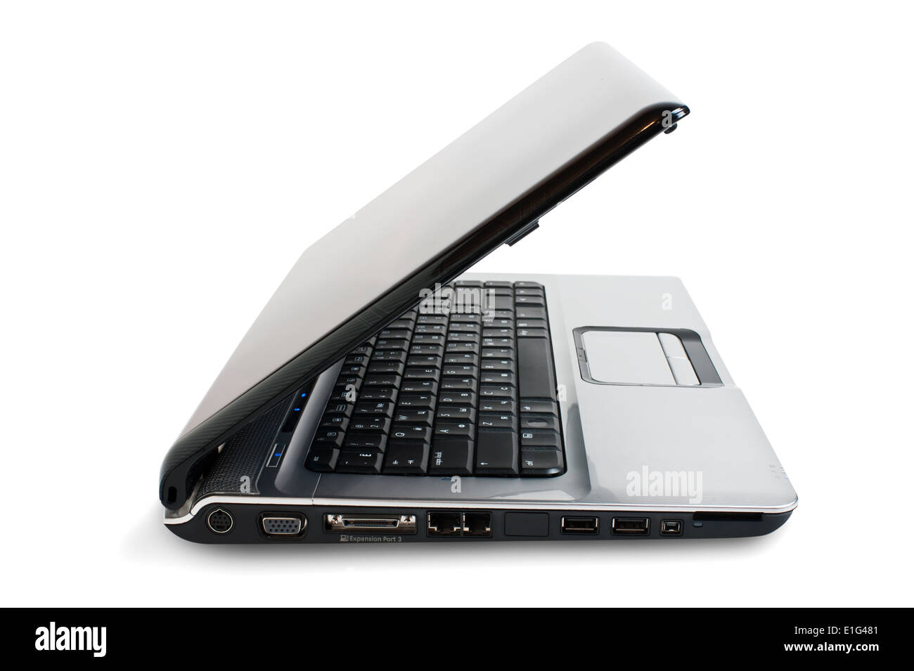 computer laptop isolated on a white background Stock Photo - Alamy