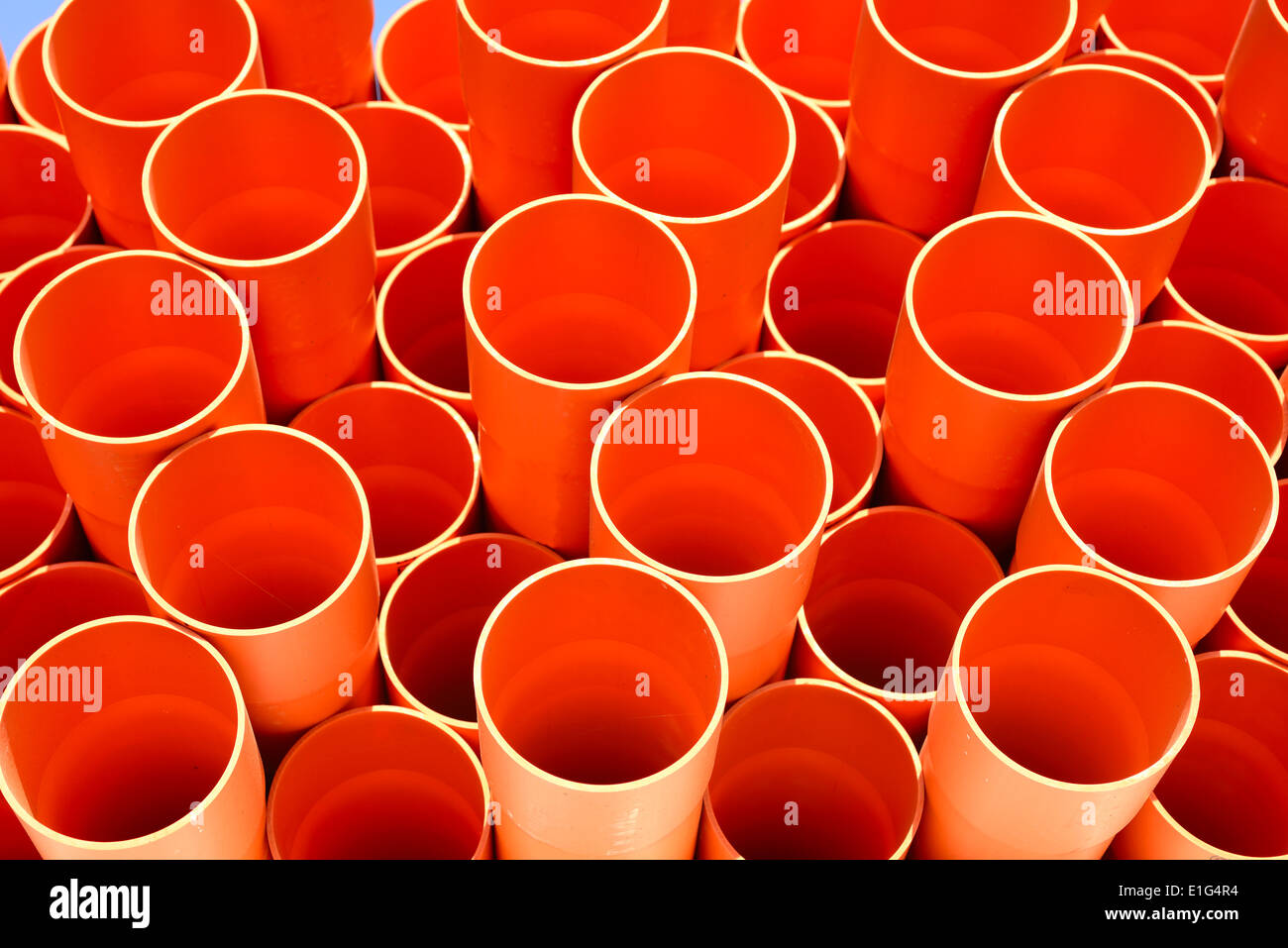 Bamboo sticks stacked in a pile Stock Photo - Alamy