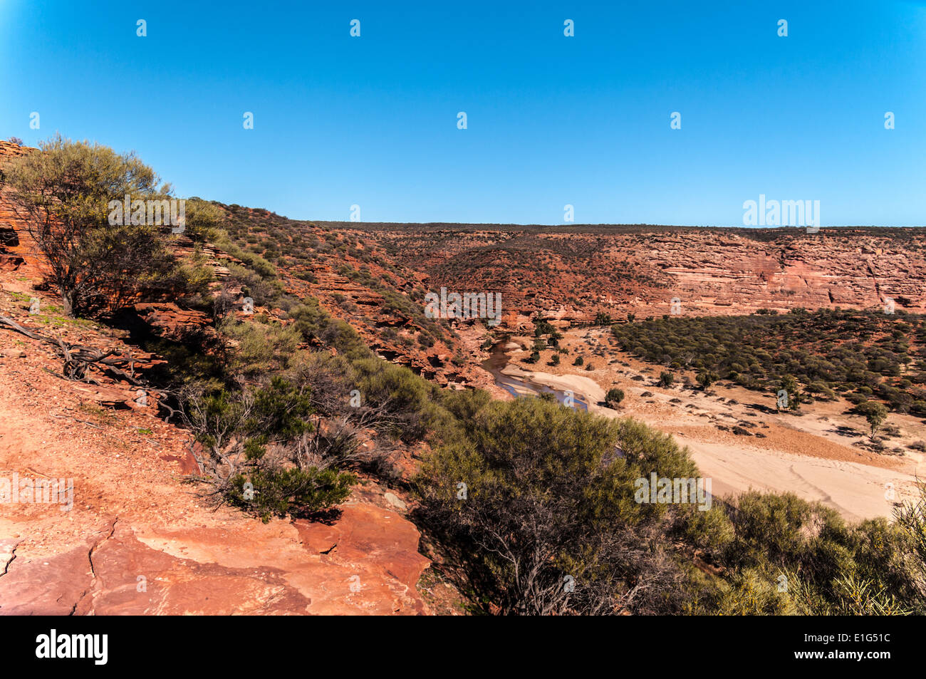 KALBARRI NATIONAL PARK, NATURE’S WINDOW AREA, MURCHISON RIVER, WESTERN ...