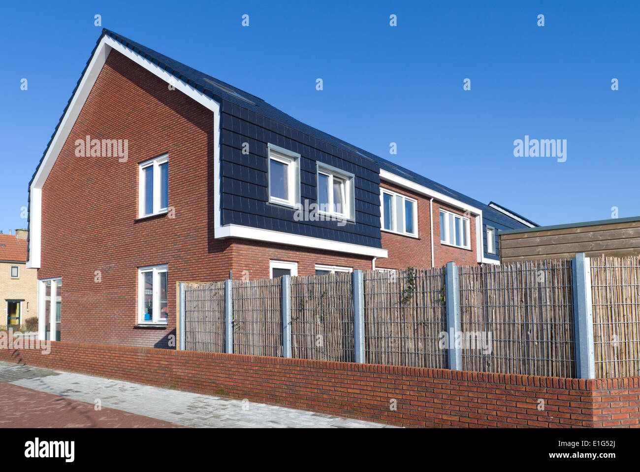 newly build house in the netherlands Stock Photo - Alamy