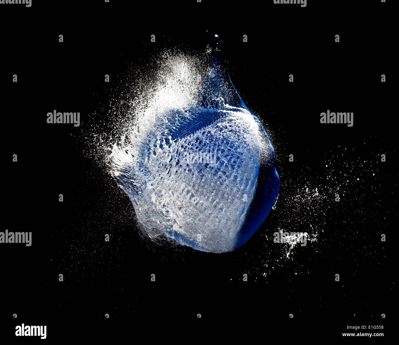 explosion of balloon full of water high speed photography Stock Photo ...