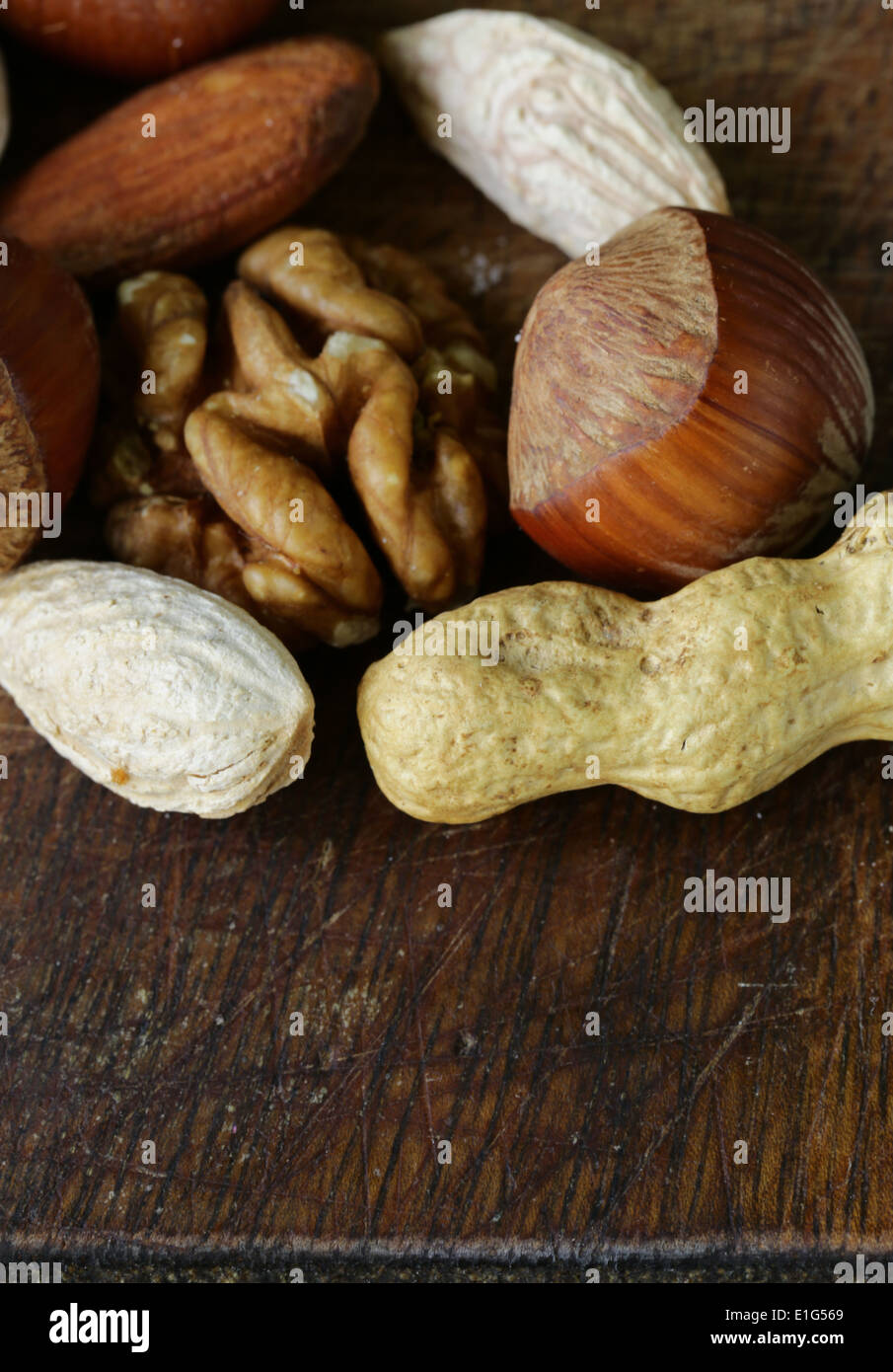 Closeup shot mixed nuts hi-res stock photography and images - Alamy