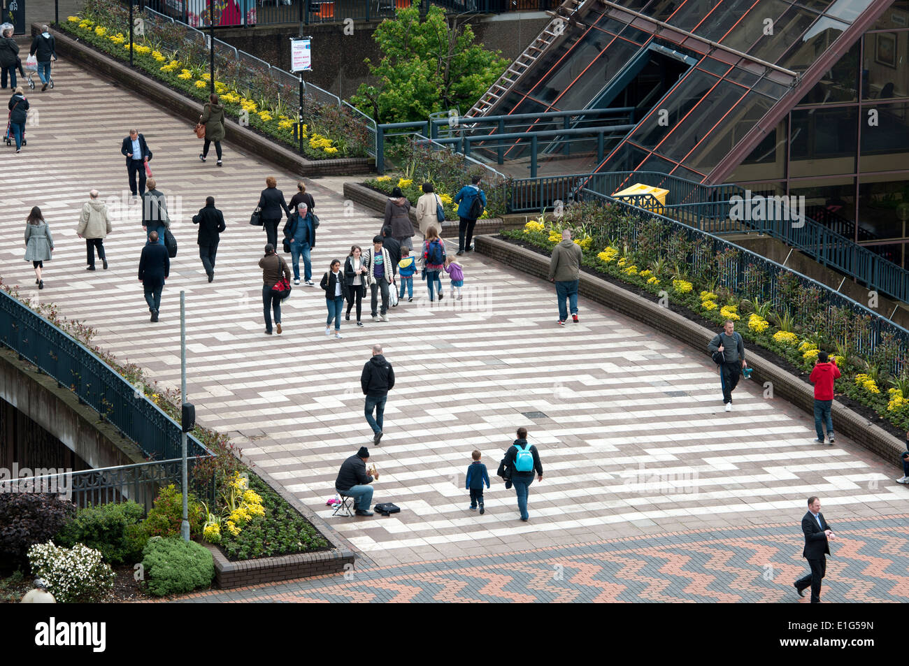 Centenary Way, Birmingham city centre, UK Stock Photo - Alamy
