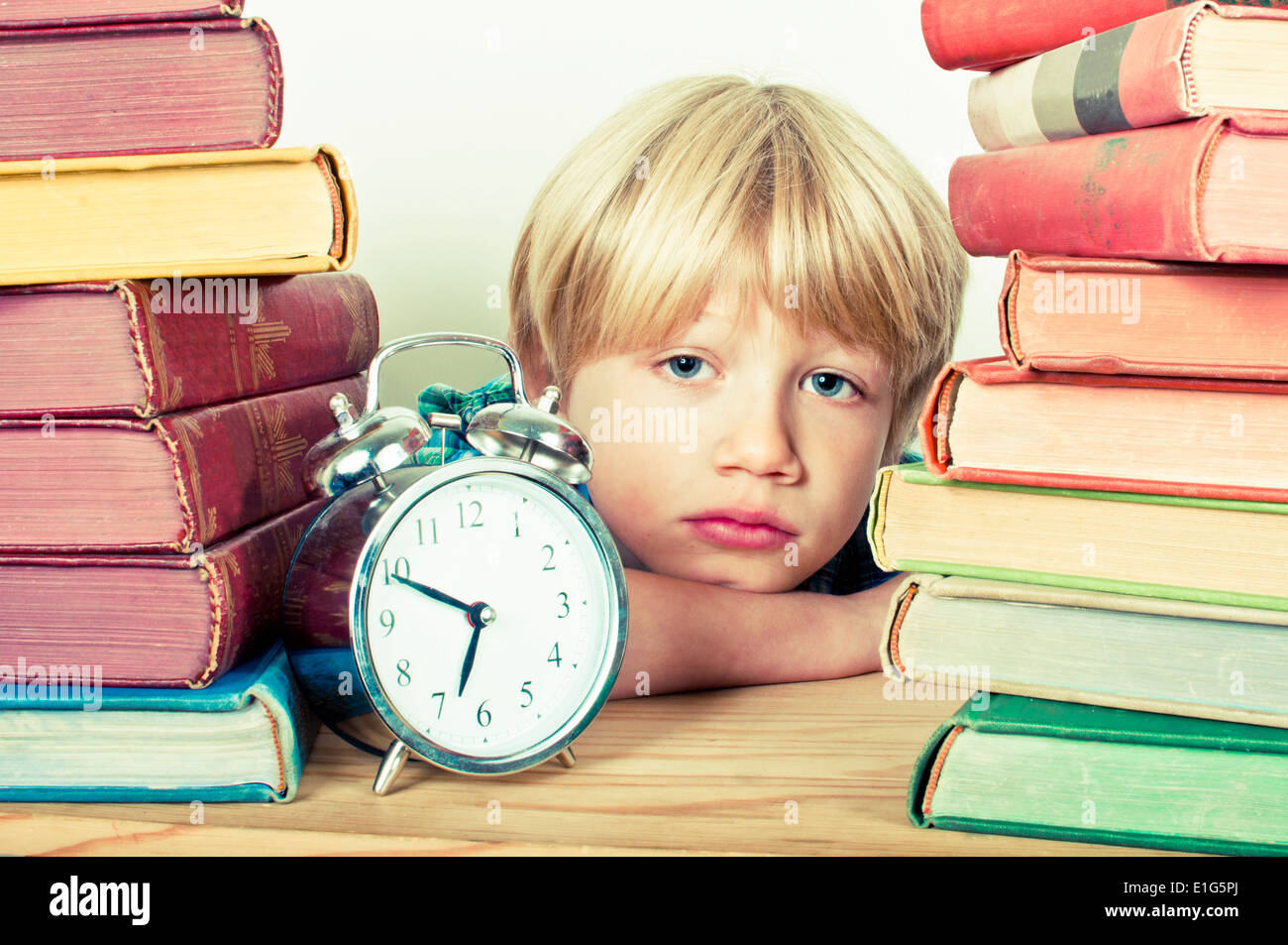 Waiting for the end of the school day Stock Photo - Alamy