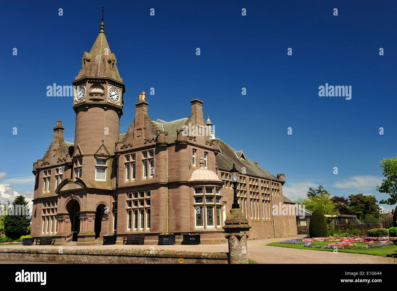 Inglis Memorial Hall, Edzell, Angus, Scotland Stock Photo - Alamy