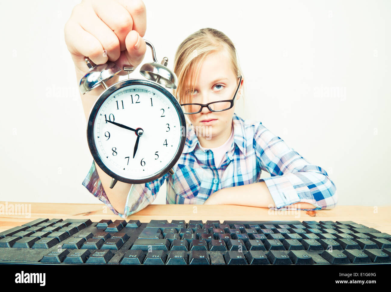 Children late for school hi-res stock photography and images - Alamy