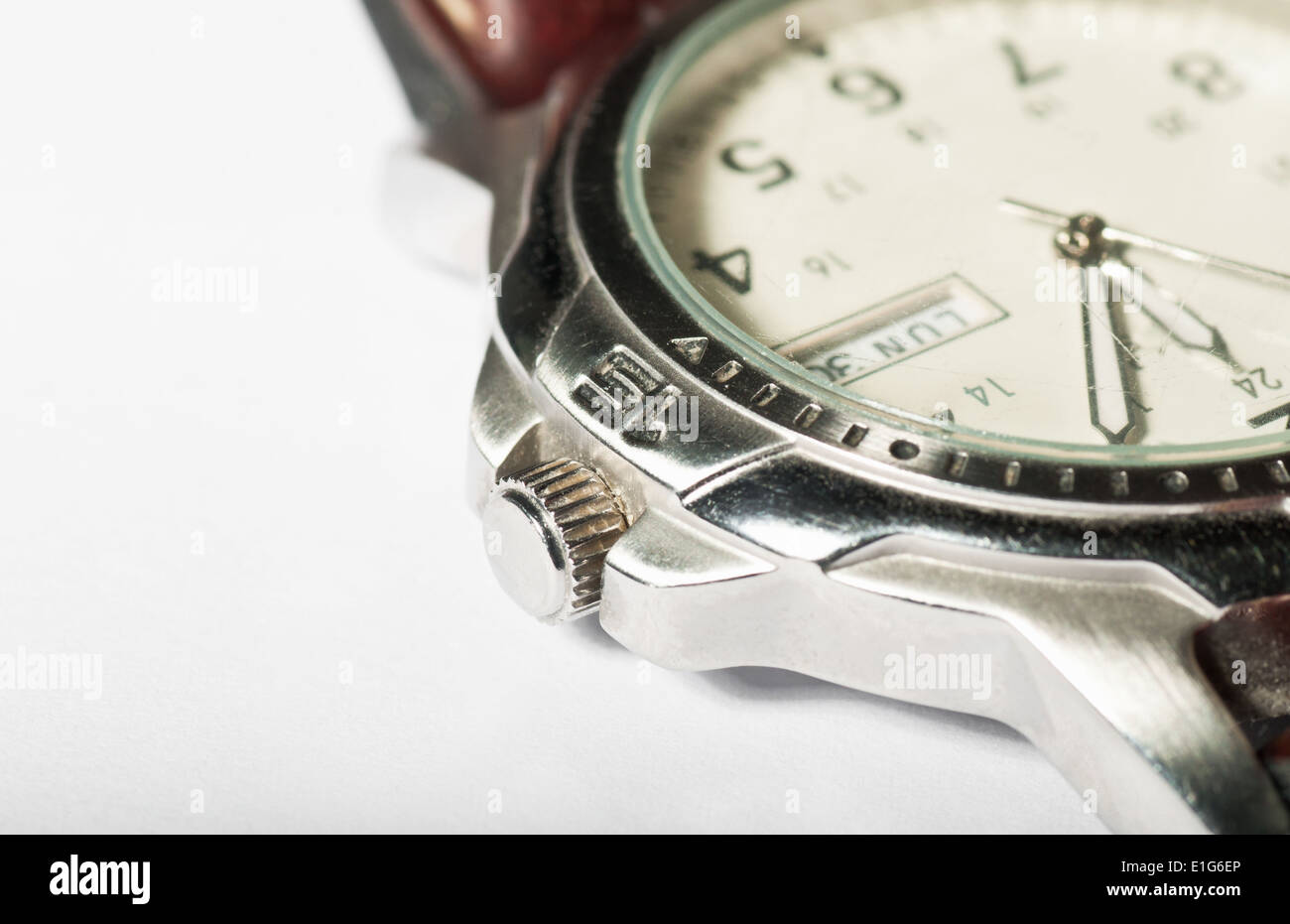 Wrist watch close up Stock Photo - Alamy