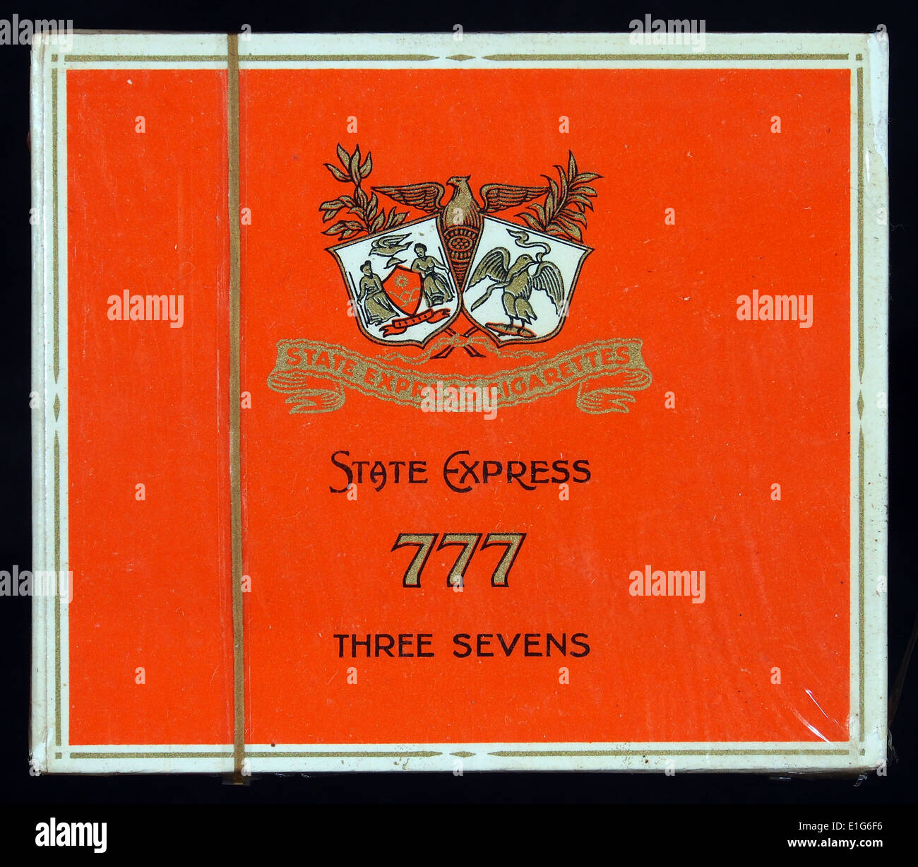 The State Express 777 Three Sevens cigarette pack is a historical ...