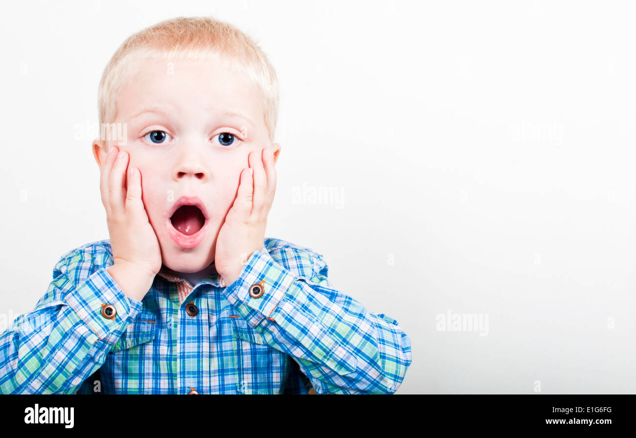 Boy shocked face hi-res stock photography and images - Alamy
