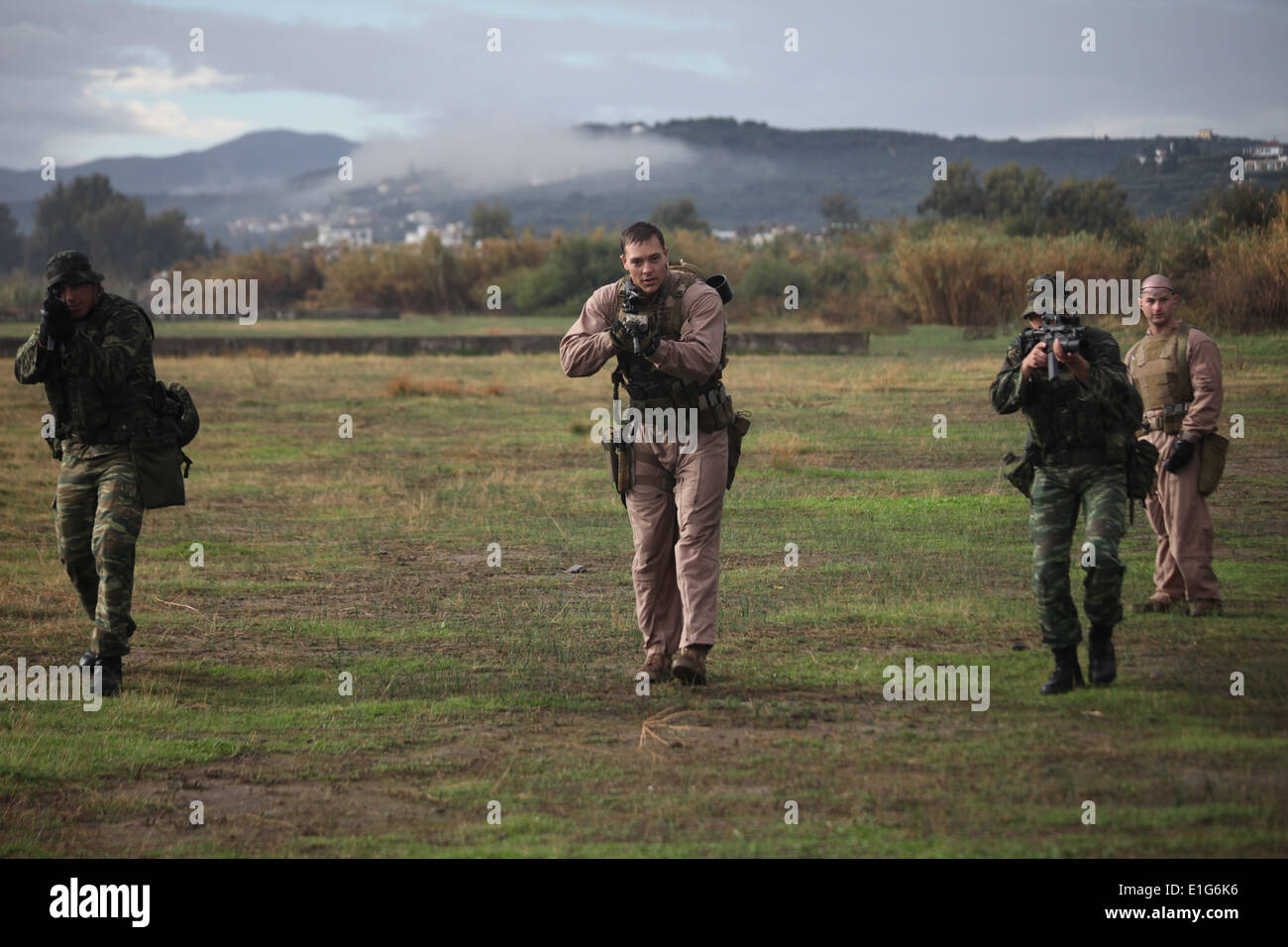 Sergeant Brian Clark with the 26th Marine Expeditionary Unit’s Maritime ...