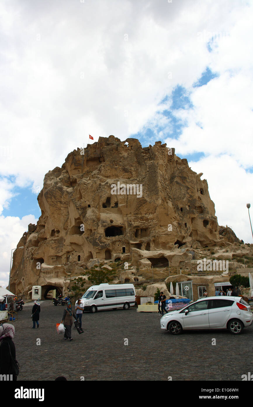 view of Urgup and Goreme in Turkey Stock Photo - Alamy