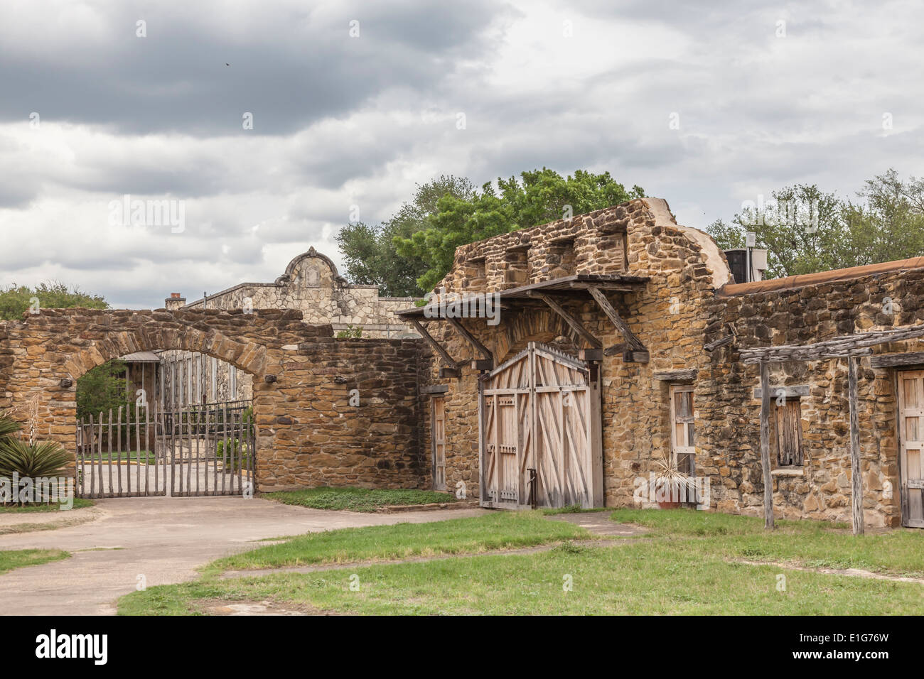 Spanish mission texas native americans hi-res stock photography and ...