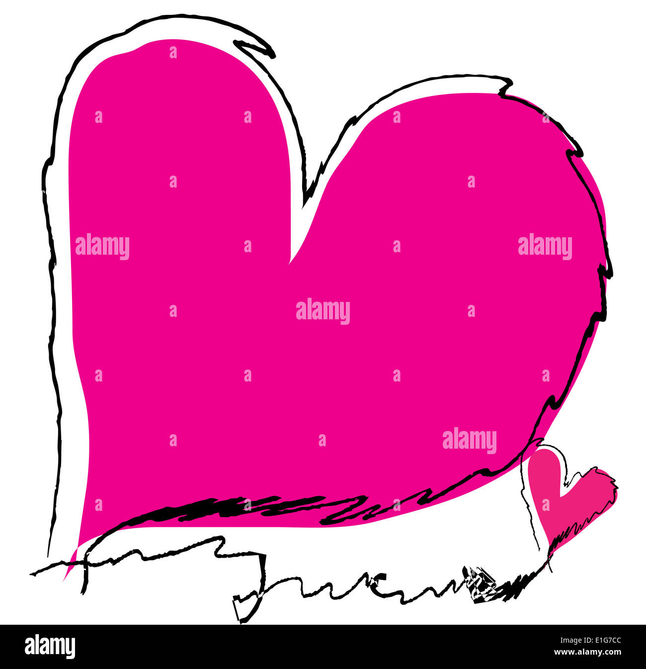 magic pink color heart abstract background Stock Photo - Alamy