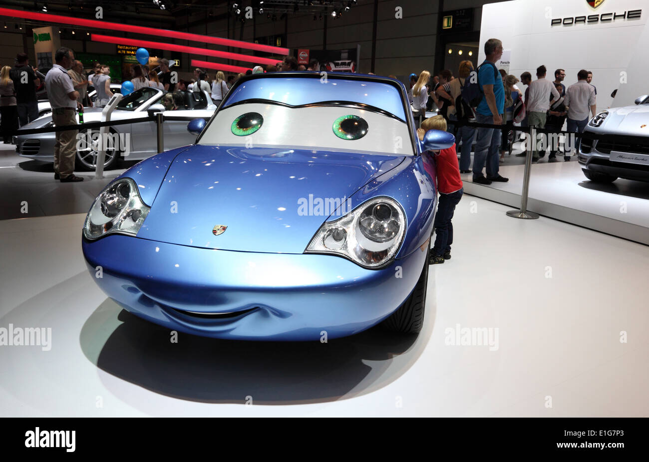 Porsche sportscar for children at the AMI - Auto Mobile International ...
