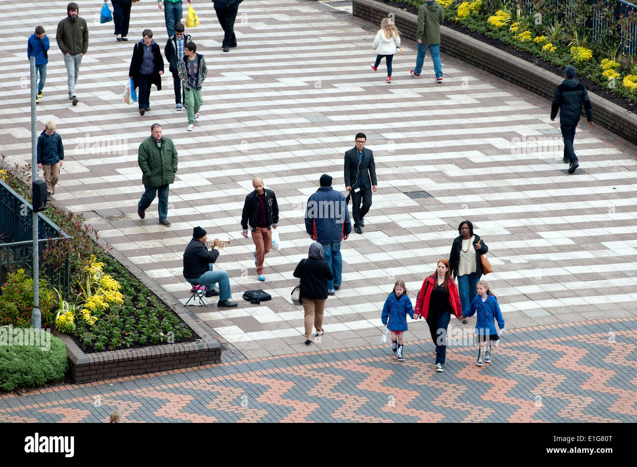 Centenary Way, Birmingham city centre, UK Stock Photo - Alamy