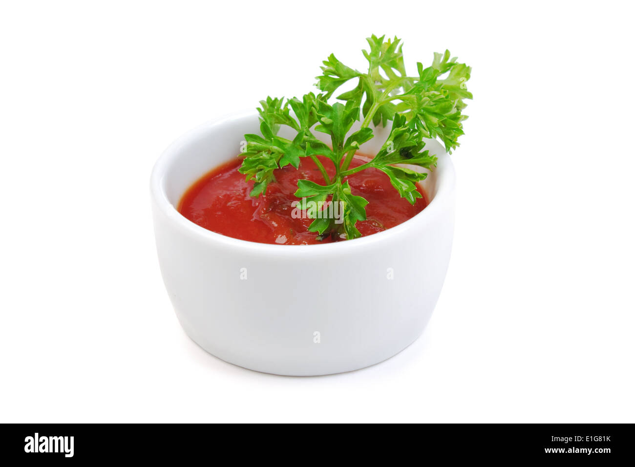 red sauce isolated on white background Stock Photo - Alamy