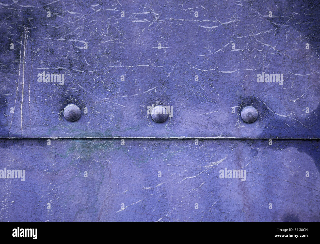 Blue painted metal with rust texture Stock Photo - Alamy