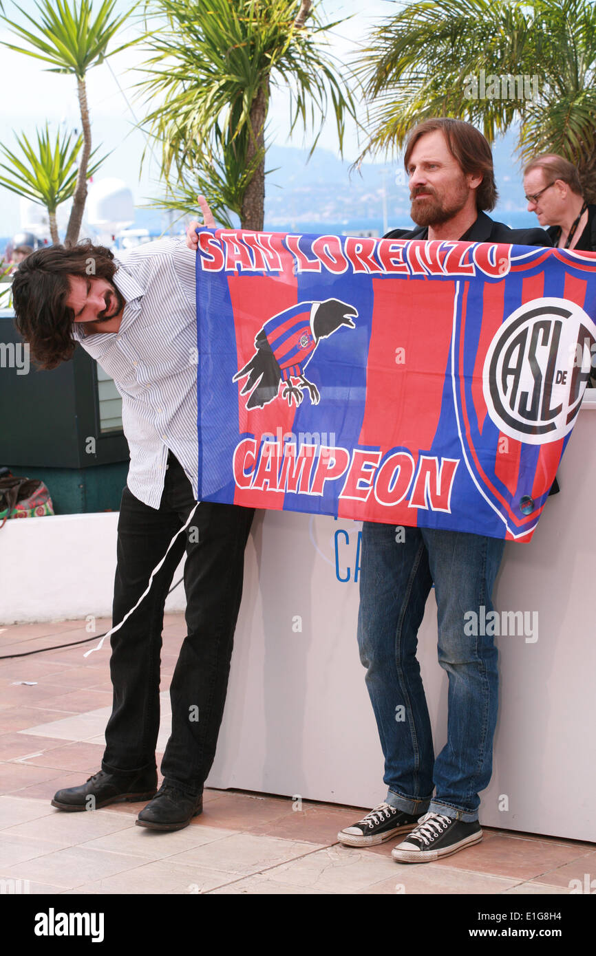 Director Lisandro Alonso and Actor Viggo Mortensen at the photo call ...